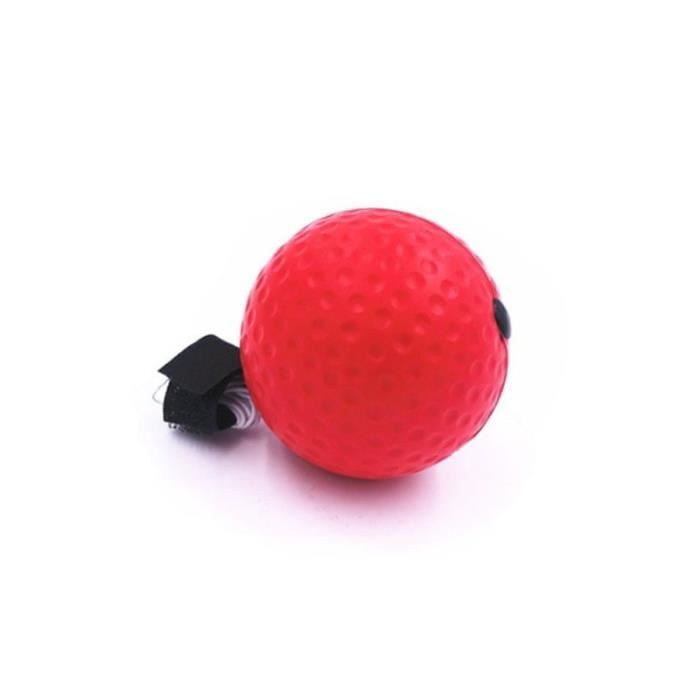 Red Ball - Bandeau de boxe avec balle réflexe sur cordes, ensemble de ...