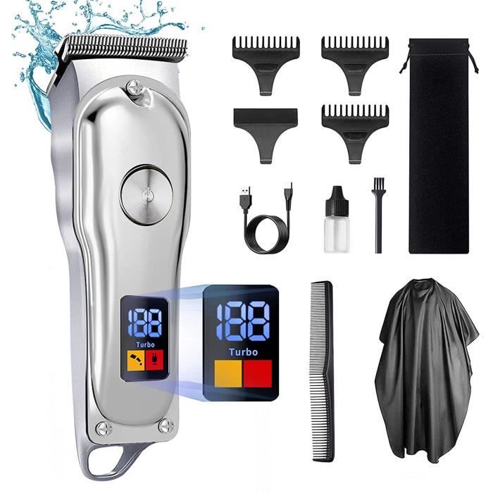 Tondeuse Cheveux Hommes Tondeuse Cheveux Professionnelle Sans Fil Tondeuse Barbe Homme ...