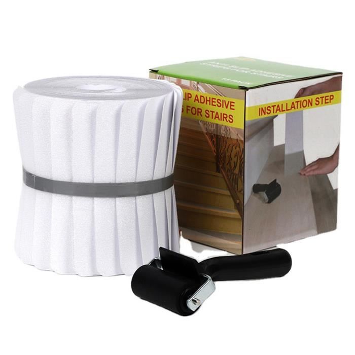 Autocollants antidérapants - DAMILY® - Lot de 15 - Transparent - 10x60cm - PEVA - Cdiscount Maison