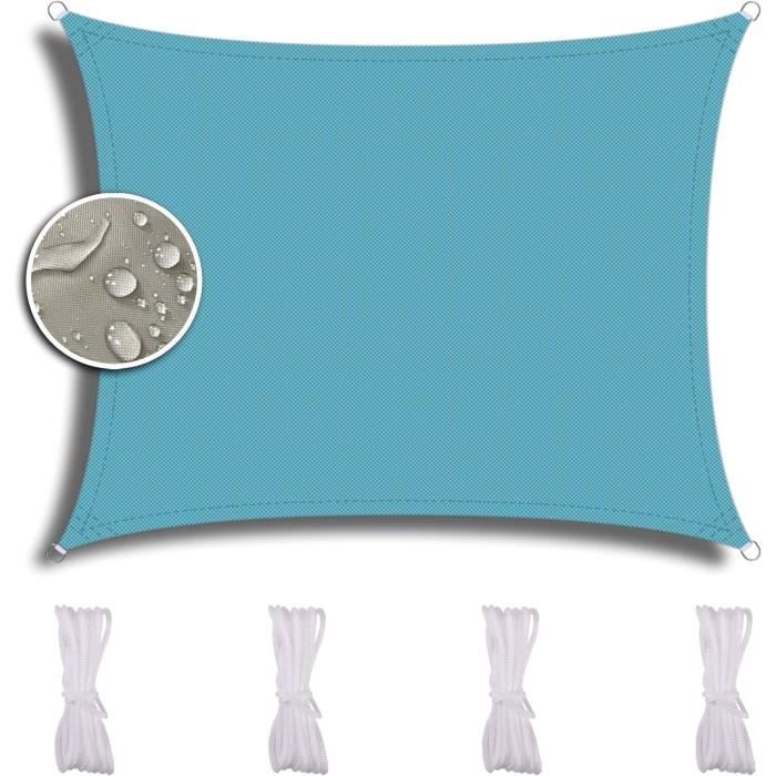 Toldo Parasol De 2 X 5 M, Para Jardín, Con Cuerdas Tensoras, Brillante ...