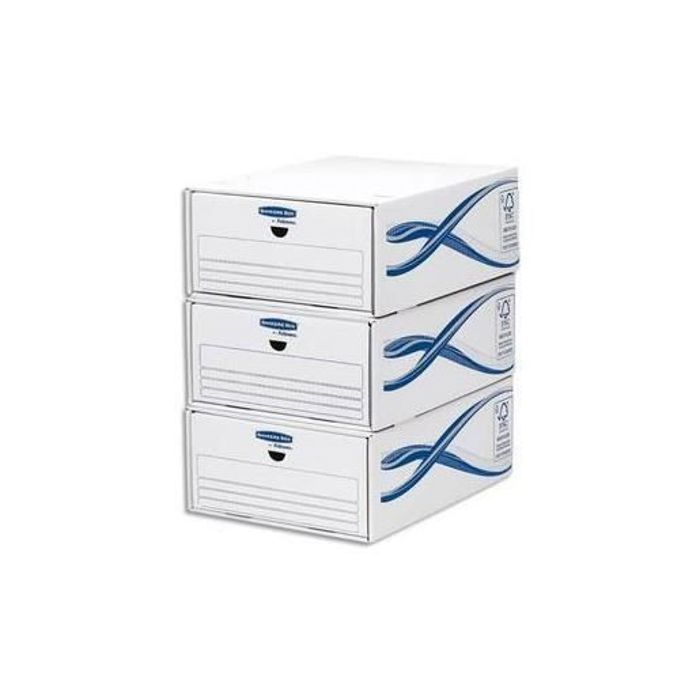 Tiroirs de rangement BASIQUE en carton pour format A4 - FELLOWES ...