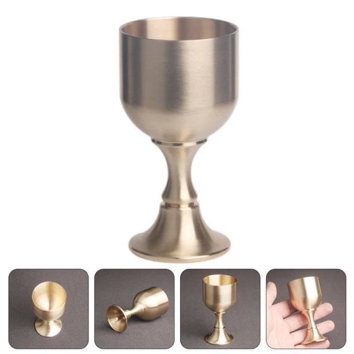 Petite coupe de vin en laiton rétro laiton winecup winecup gobelet ...