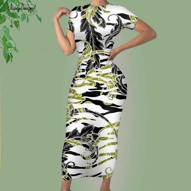 Robe,robe crayon longue dorée à manches courtes pour femmes,tenue de ...