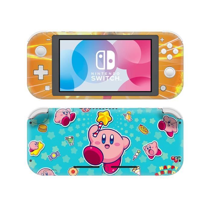 Sticker pour Nintendo Switch Lite, Kirby Autocollant Skin Anti-Rayures ...