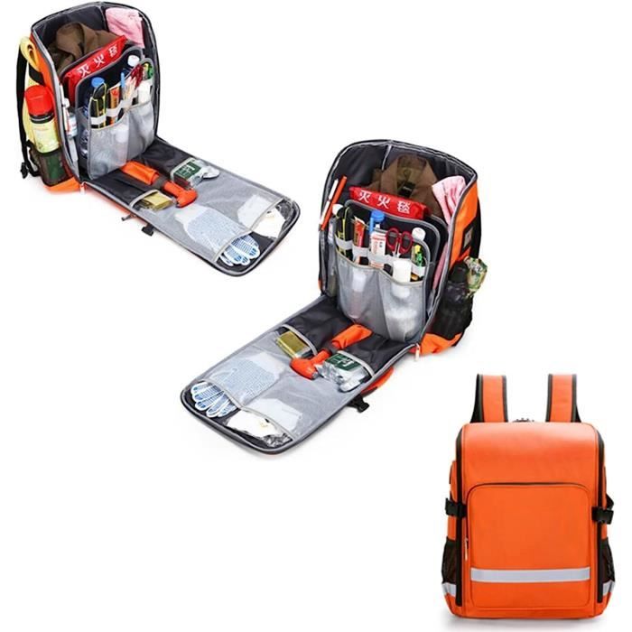 Trousse de Secours Portable Kit, sac de survie d'urgence, sac de rangement pour médicaments ...