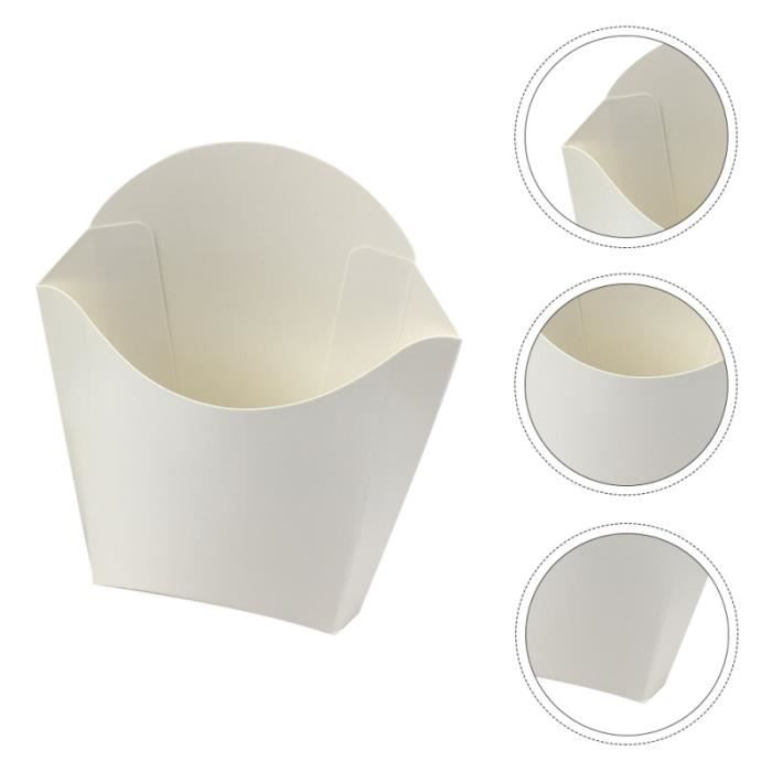 Coupes de porte-frites, 24pcs tasses de charcuterie French Box Box Sacs ...