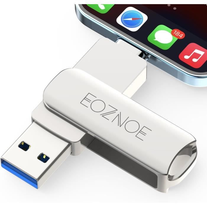 Clé Usb 32Go Pour Iphone, 3 En 1 Stockage Externe Pour Enregistrer Plus ...