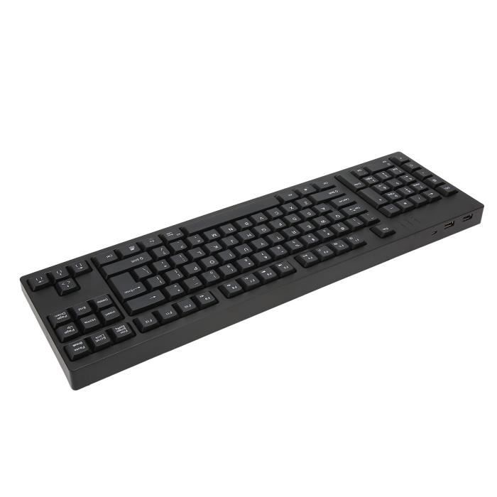 Clavier pour gaucher - VBESTLIFE - Ergonomique - 109 touches - Micro ...