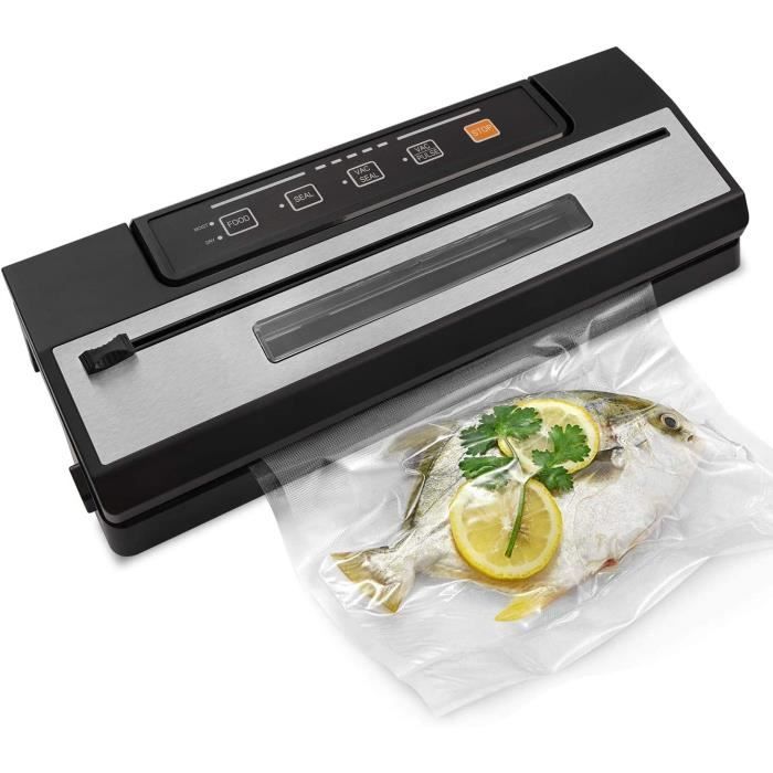 Machine à emballer sous vide de cuisine 4 en 1 automatique avec sac de ...