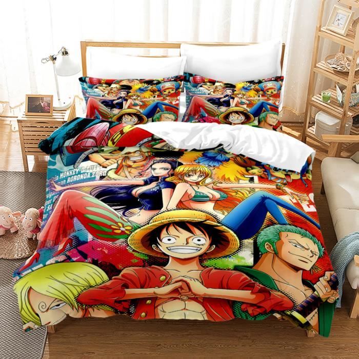 Animé Chopper Zoro Sanji Cosplay One Piece Luffy Ensemble De Literie