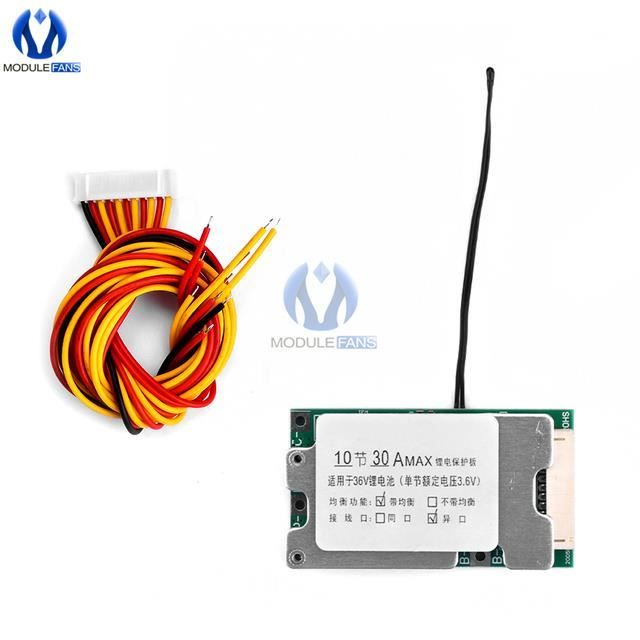 Circuits intégrés,10S 36V 30A balance--Bms 10s 36v 15a-30a-35a Avec ...
