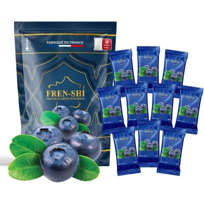 Frenshi - Doypack 500 G - Myrtille-Blueberry - Goût Chicha (Sans Ta.B ...