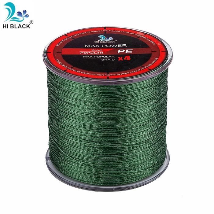 Fil de pêche tressé multi filament PE ligne à 4 brins à flottaison plus ...
