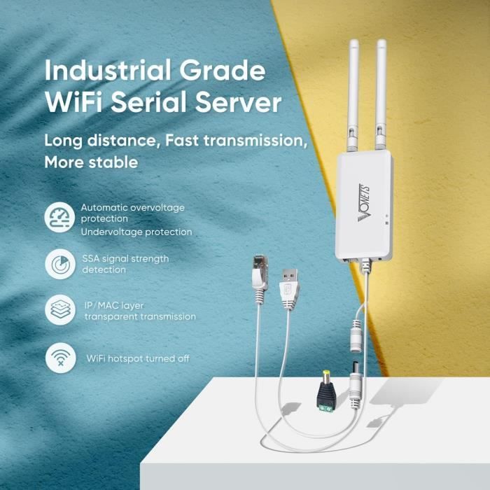Vap11S Pont Wifi Industriel Haute Puissance 2,4 Ghz, Répéteur, Mini Routeur, Ethernet Vers Wifi ...