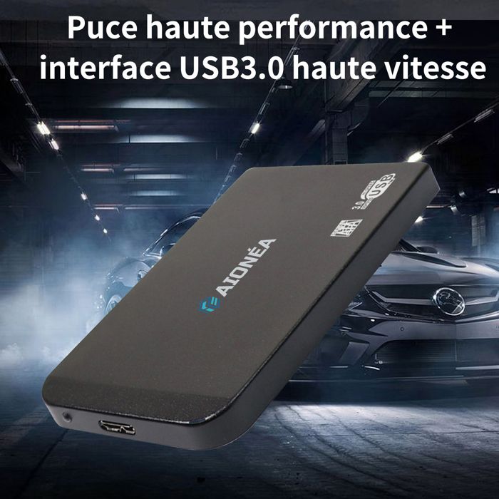 Disque dur externe AIONÉA 4TB Type-C USB3.0 HDD 36-38Mo/s portable ...