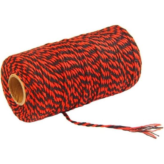 Corde En Coton 2 Mm,100 M Naturel Colorée Ficelle De Macramé Ficelle D ...