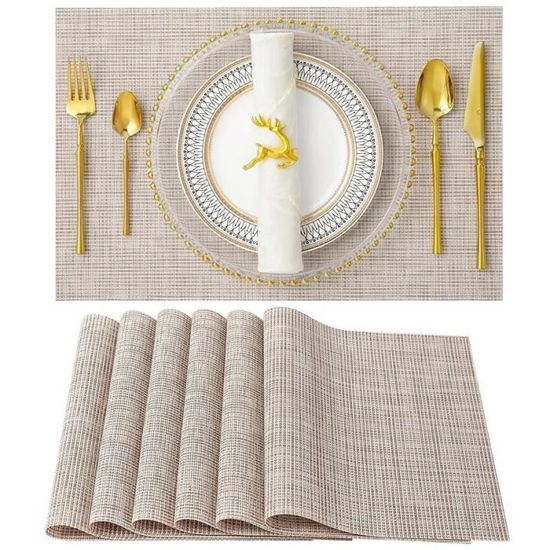 Chemin de table,Napperons tissés en bambou,tapis de Table de cuisine ...