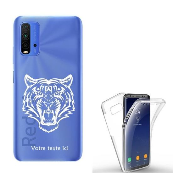 Coque Redmi 9T integrale tigre blanc personnalisee - Cdiscount Téléphonie