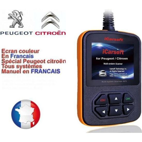 Valise Diagnostique PEUGEOT et CITROEN I970 - iCarSOFT - PSA LEXIA ...