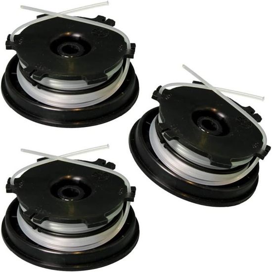 Bobines de rechange pour coupe-bordures IKRA - Set de 3 bobines de fil nylon 2,0 mm semi ...
