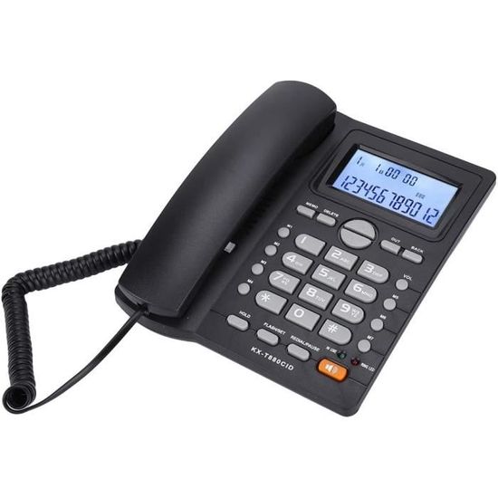 Téléphones Filaires, Avec Haut-Parleur Téléphone Fixe Filaire, Pour Une ...