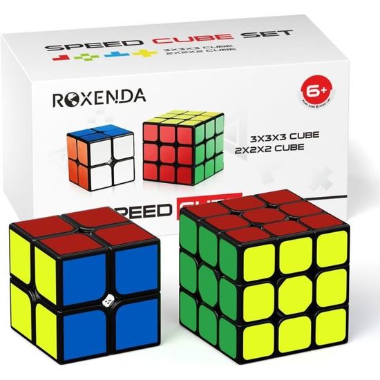 ROXENDA Speed Cube Set, Cube de Vitesse 2X2 3X3 Cube Magique Original ...