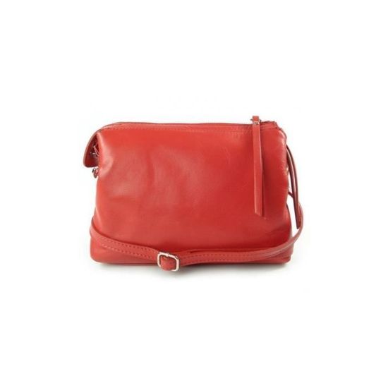 Sac - Vera Pelle - Trzy - Rouge - Femme/Adulte - Élégant et pratique ...