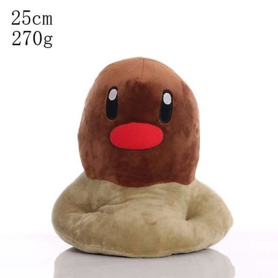 25CM Pokémon Diglett Peluche Pikachu Anime poupée Peluche, Jouet Cadeau ...