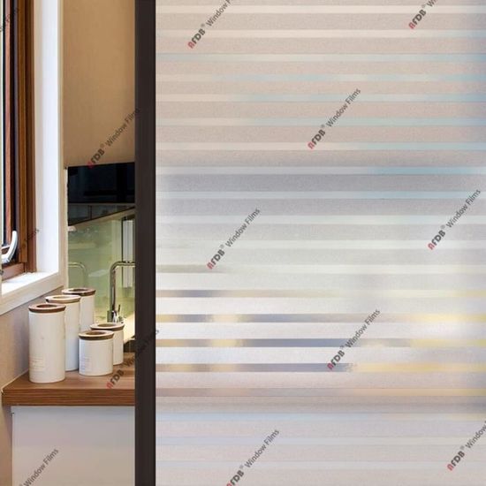 FILM POUR VITRAGE,J-90x200 cm--Film Collant 3D Mat Décoratif pour ...