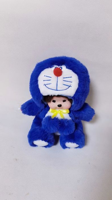 Doraemon Monchhichi en Peluche 20cm Panda Kawaii, Poupée Plushie Toy ...