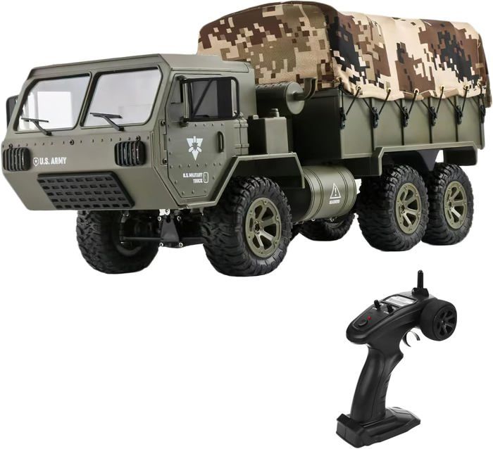 Rc Camion Militaire,6Wd Off Voiture Télécommandée Véhicule Routier ...