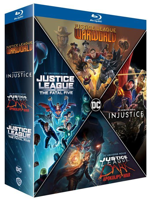 Blu-ray dessin anime - blu-ray animation Wbs Coffret Justice League ...