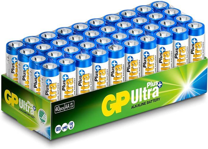 Piles AA - Pack de 40 | Ultra Plus | Piles Stilo AA Alcaline 1,5 V/LR06 ...
