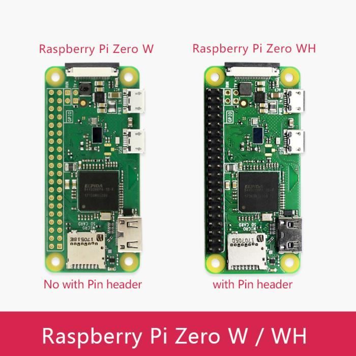 Zéro wh - Paquet 1 - Carte originale Raspberry Pi ontariW WH ...