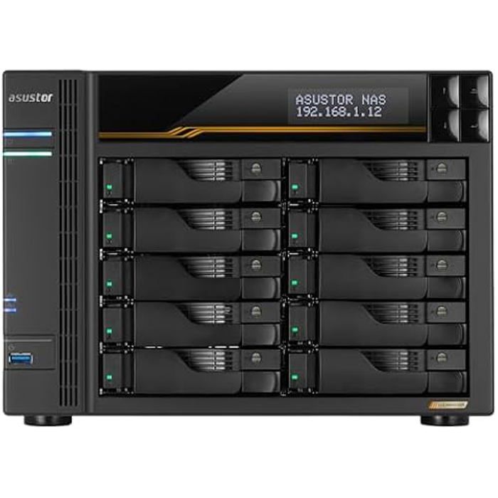 NAS - ASUSTOR - Lockerstor 10 Gen3 AS6810T - 10 Baies - Double ...