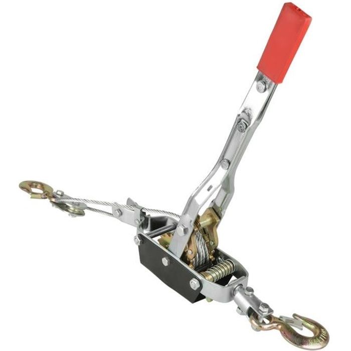 Tire fort 4 tonnes treuil manuel de halage (4 tonnes) - Cdiscount Bricolage