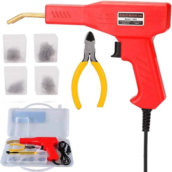 Fer à souder en plastique pour pare-chocs de voiture, machine à souder avec agrafeuse chaude 50 ...