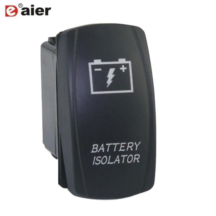 (DR-A11L25ABL-LE14|Blue LED)Interrupteur à Bascule Étanche et Éclairé pour Bateau, Accessoire de ...