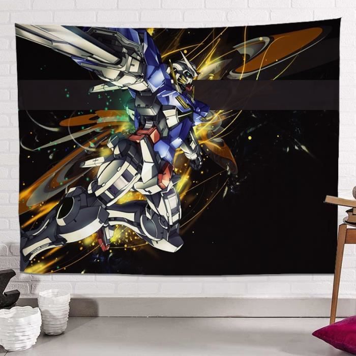 Tapisserie - Kawaii - Manga japonais - 75x75 cm - Tissu en microfibre ...