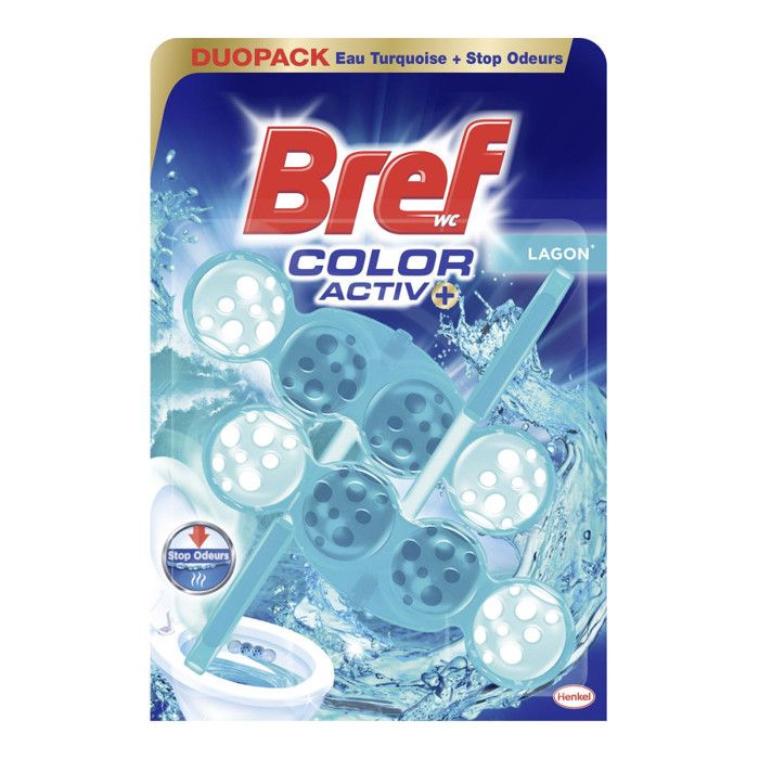 Lot de 4 - BREF WC - Color Activ+ Lagon Duo-Pack - Cdiscount Auto
