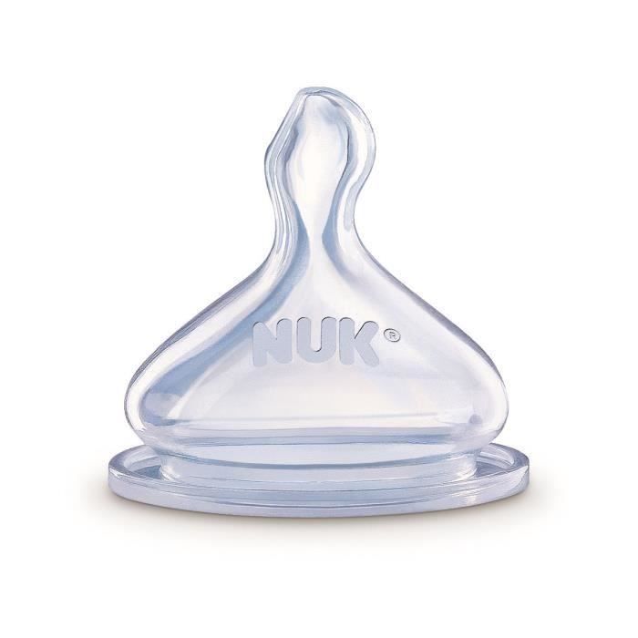 NUK 2 Tétines Silicone base large SERENITY + 6-18 m XL Lait & Céréales ...