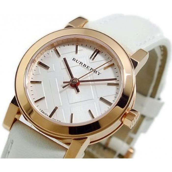 Montre Femme Burberry BU9209 bracelet cuir , - Achat/vente montre Femme ...