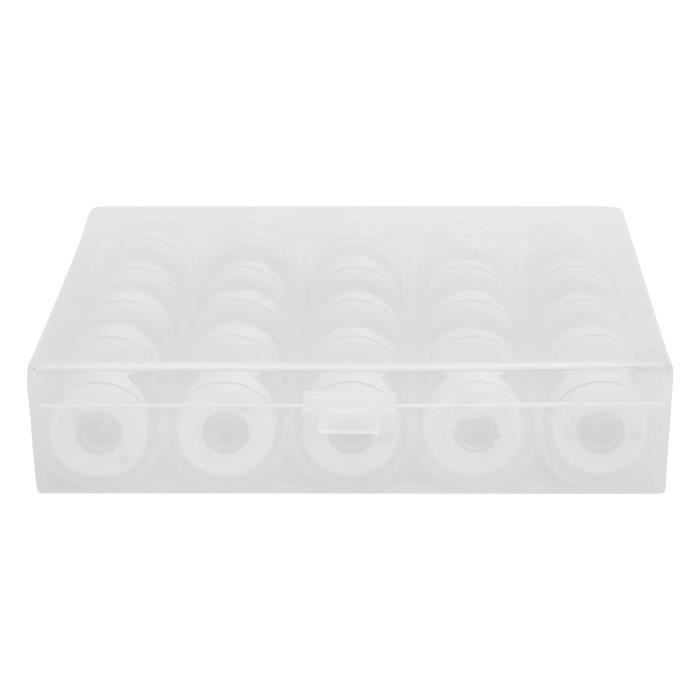 Bobines de fil mercerie couture transparentes - FDIT - Lot de 25 ...