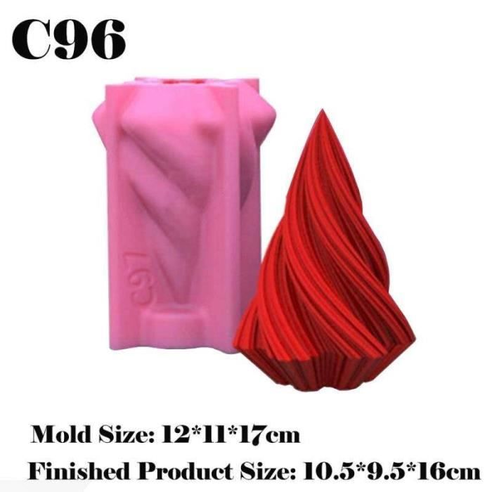 MOULE A MODELER,Big Size Moule en silicone en forme de goutte de pluie géométrique vague art ...