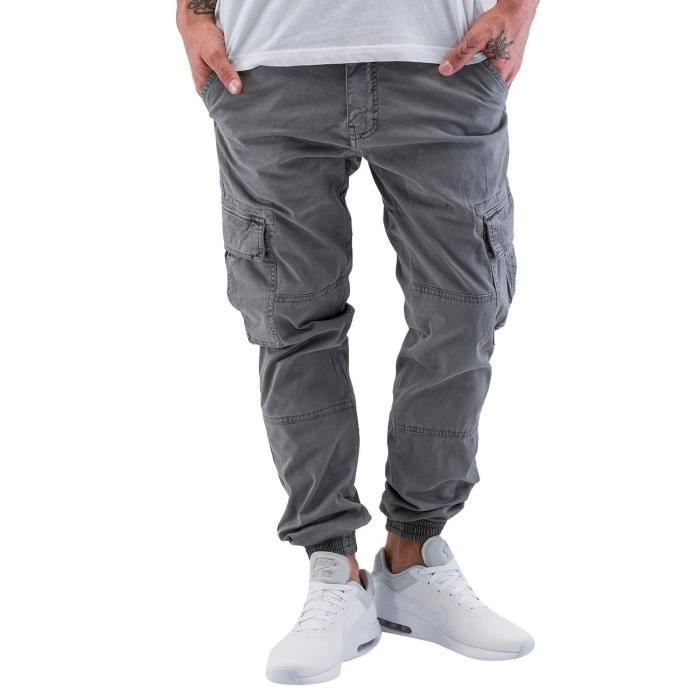 Pantalons Cargo - Urban Classics - Washed Cargo Twill Jogging - 98% ...