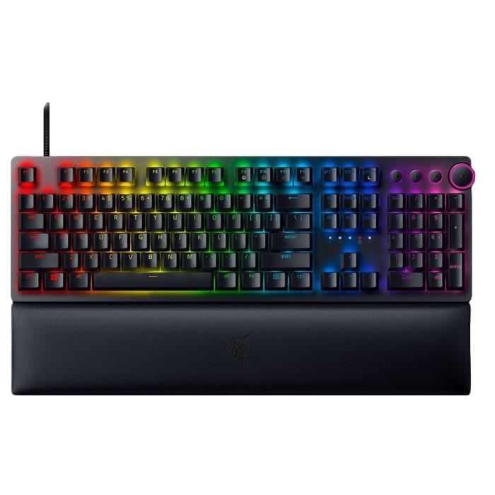 RAZER HUNTSMAN V2 ROUGE SWITCH KABELGEBUNDENE GAMING TASTATUR RZ03-039 ...