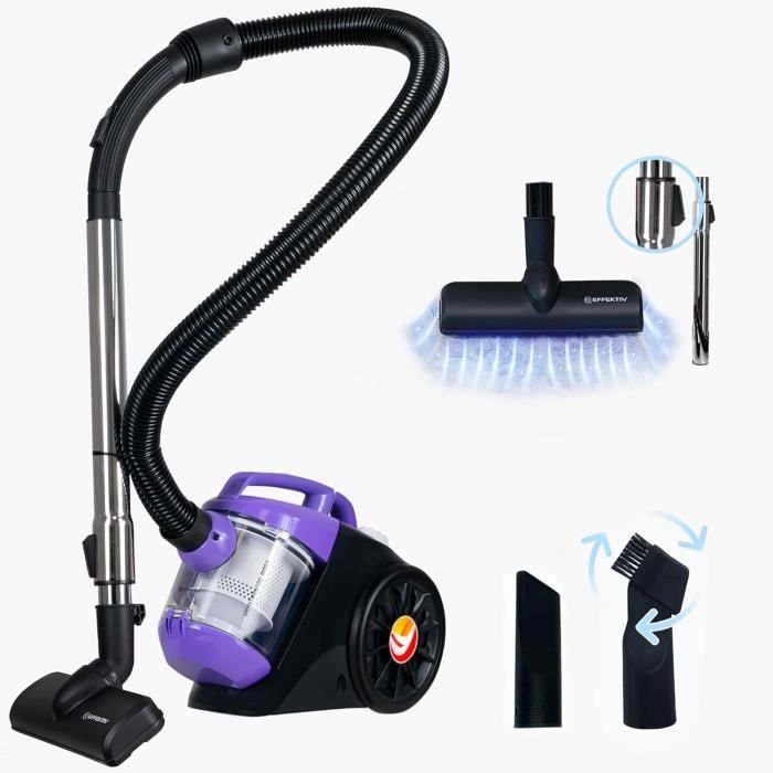 Aspirateur Sans Sac Grantornado 1000X, Multicyclonic 1200W Puissant ...