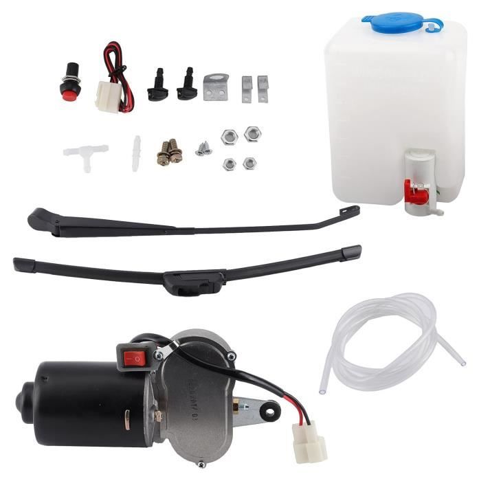 Kit De Moteur D'Essuie-Glace Électrique Universel Utv, Ensemble D'Essuie-Glace Kit D'Assemblage ...
