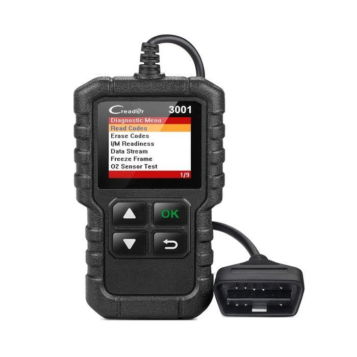 LAUNCH Creader 3001 OBD2 Lecteur de Voiture Scanner Lecteur de Code D'Erreur de Moteur Outil de ...