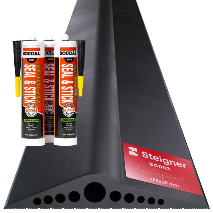 STEIGNER 6,5m Joint de seuil de porte de garage - joint d'étanchéité ...